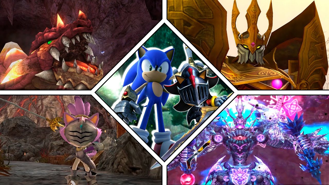 Sonic and The Black Knight - True 60 FPS [*All Bosses* - No Damage ...
