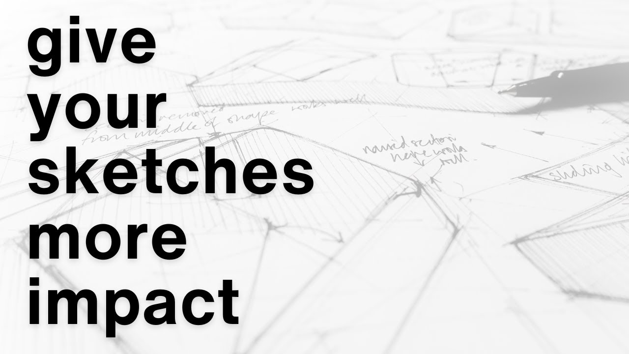 How to sketch with more IMPACT! - YouTube