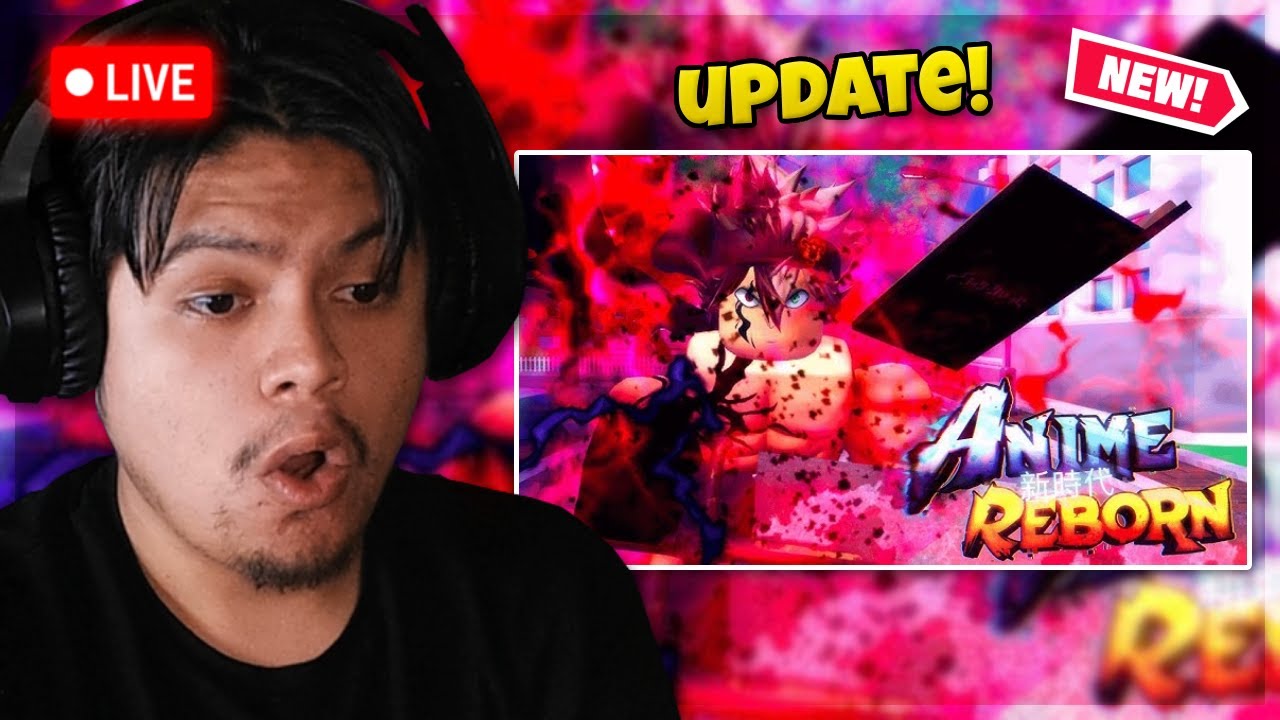 🔴Live - New Anime Reborn Update 2 (Black Clover)! - YouTube
