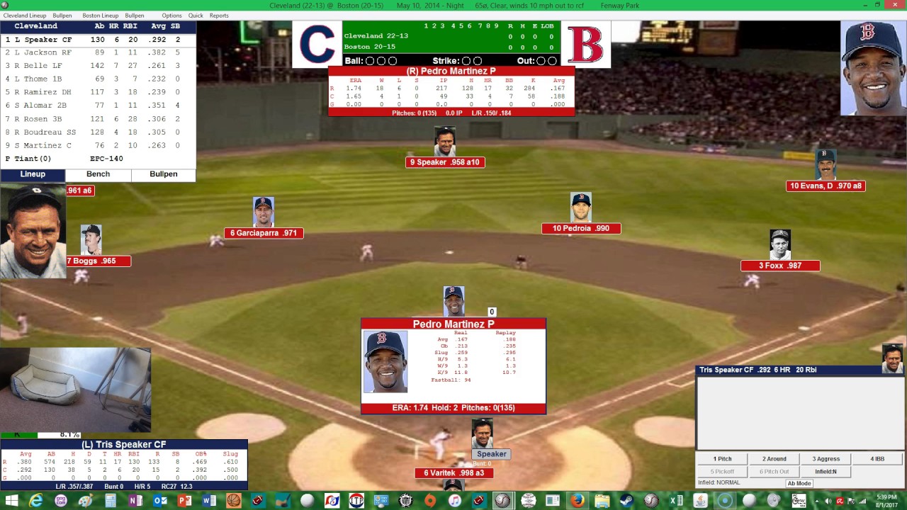 Action! PC Baseball All-Time Team Franchises Sim as Boston - YouTube
