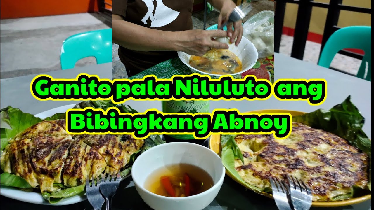 Ang Sarap! Bibingkang Abnoy | Itlog Pateros - YouTube