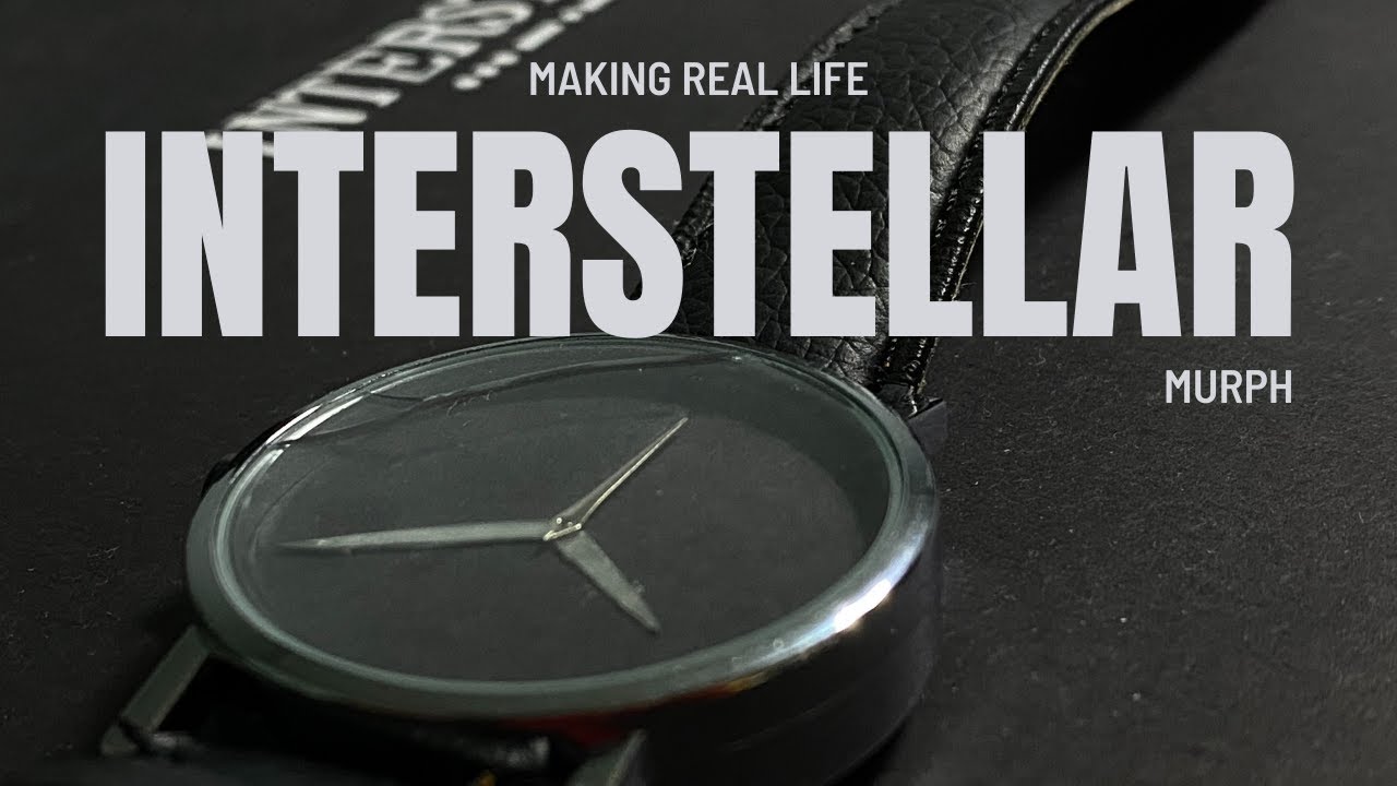 ⌚ [인터스텔라] 속 모스 부호 머피 시계, 직접 만들었습니다! (I made Murph's Morse Code Watch from movie [Interstellar ...