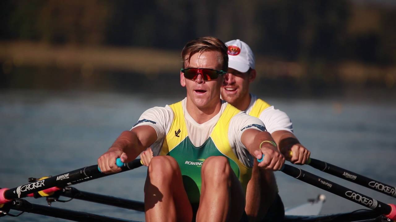 Interview with Australia's Men's Double Sculls - YouTube