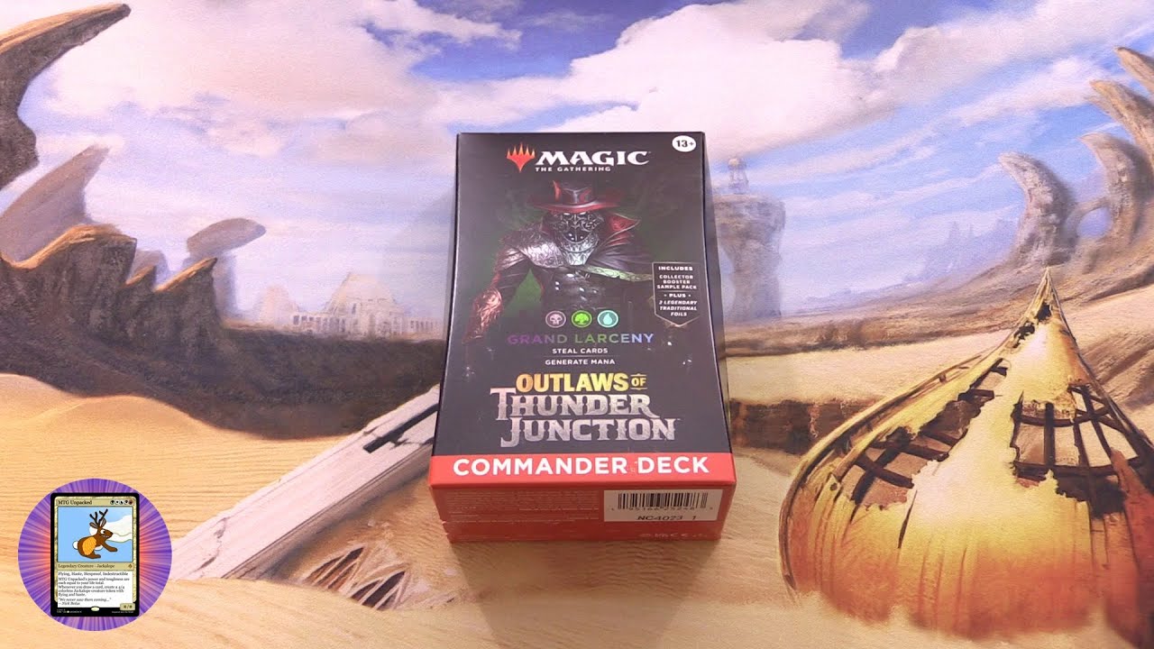 Outlaws of Thunder Junction Commander Deck: Grand Larceny Unboxed - YouTube
