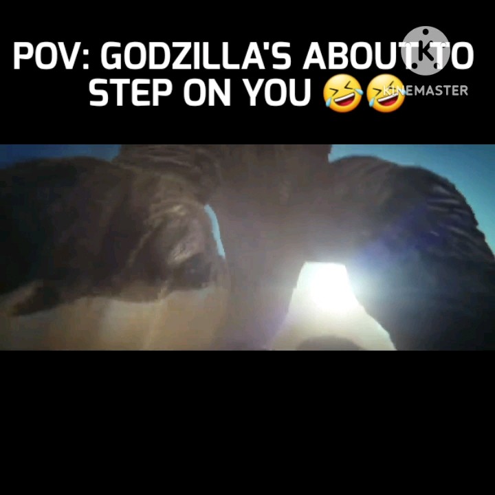 Godzilla steps on you POV (Godzilla x Kong meme) #comedy #shorts - YouTube