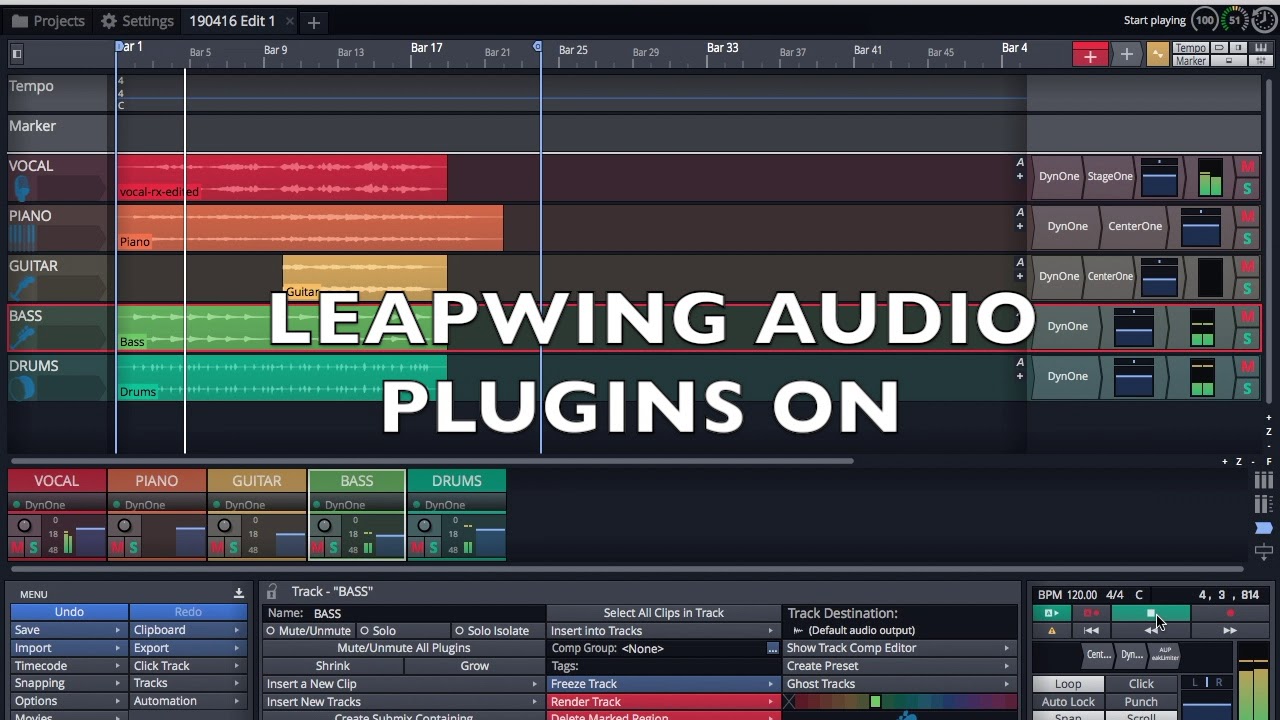 leapwing audio demo - YouTube
