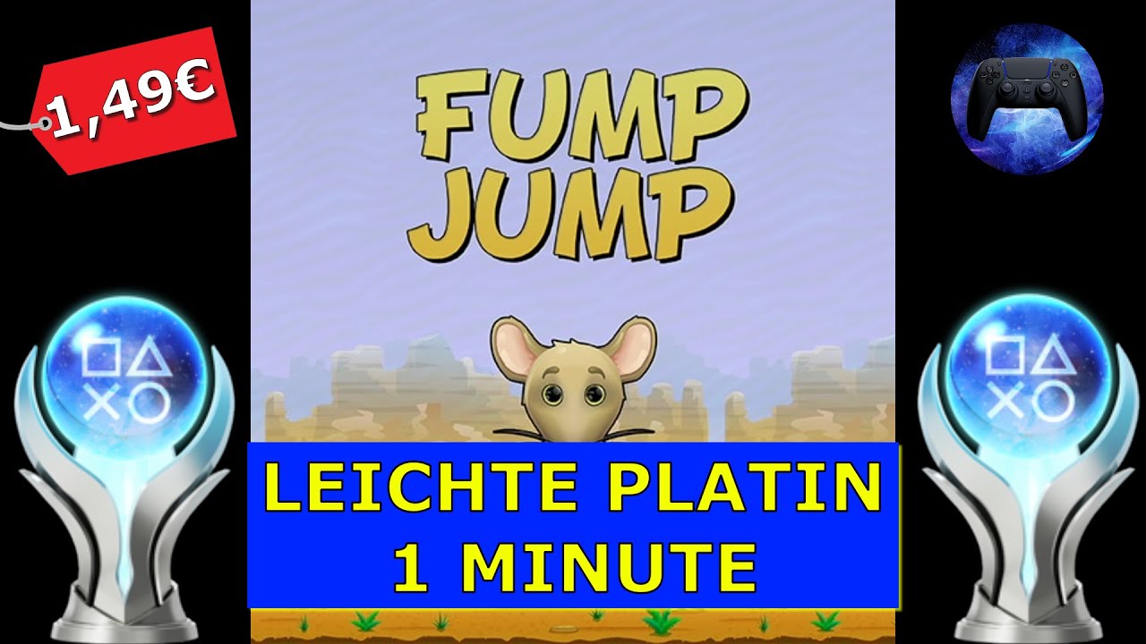 FUMP JUMP | PS4 & PS5 | Super leichte Platin in 1 Minute 🏆 | Trophäen ...