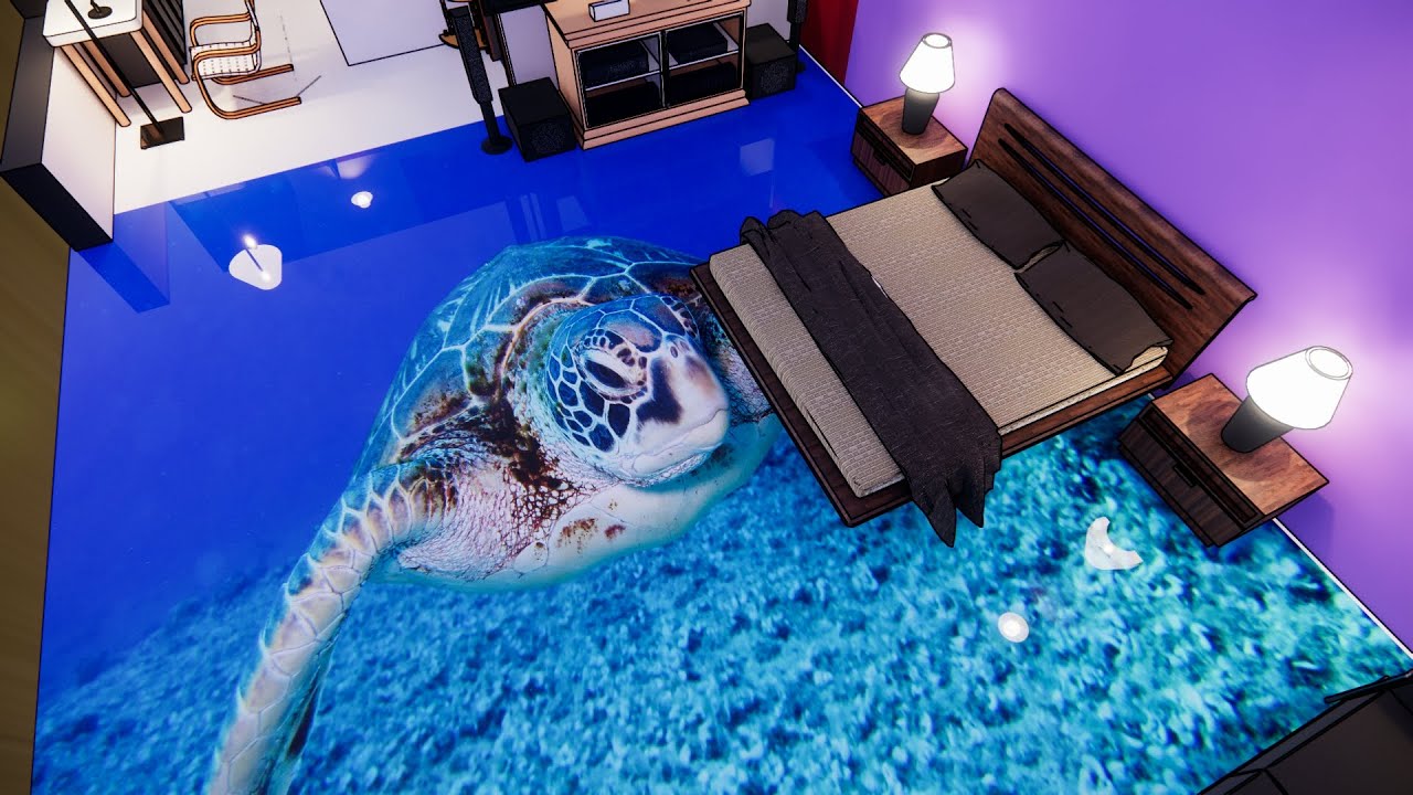 15 3d epoxy floor design | design ideas | internal decor - YouTube