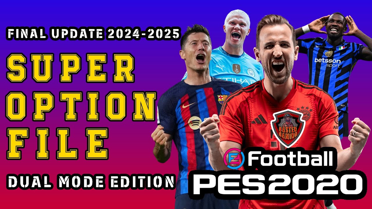 Official Trailer Basten Gaming Super Option File PES 2020, Dual Mode ...