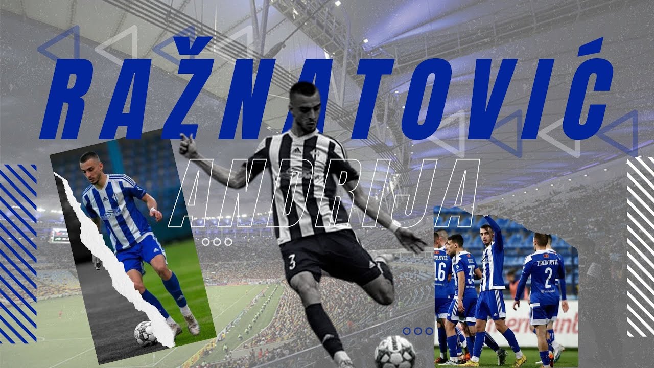 Andrija Raznatovic FK BUDUCNOST Left back Highlights 2023 - YouTube