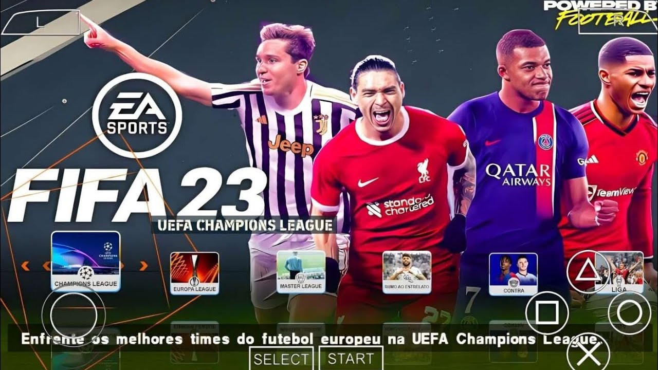 FIFA 23 PPSSPP PARA ANDROID NOVAS FACES REALISTAS ELENCOS ATUALIZADOS ...