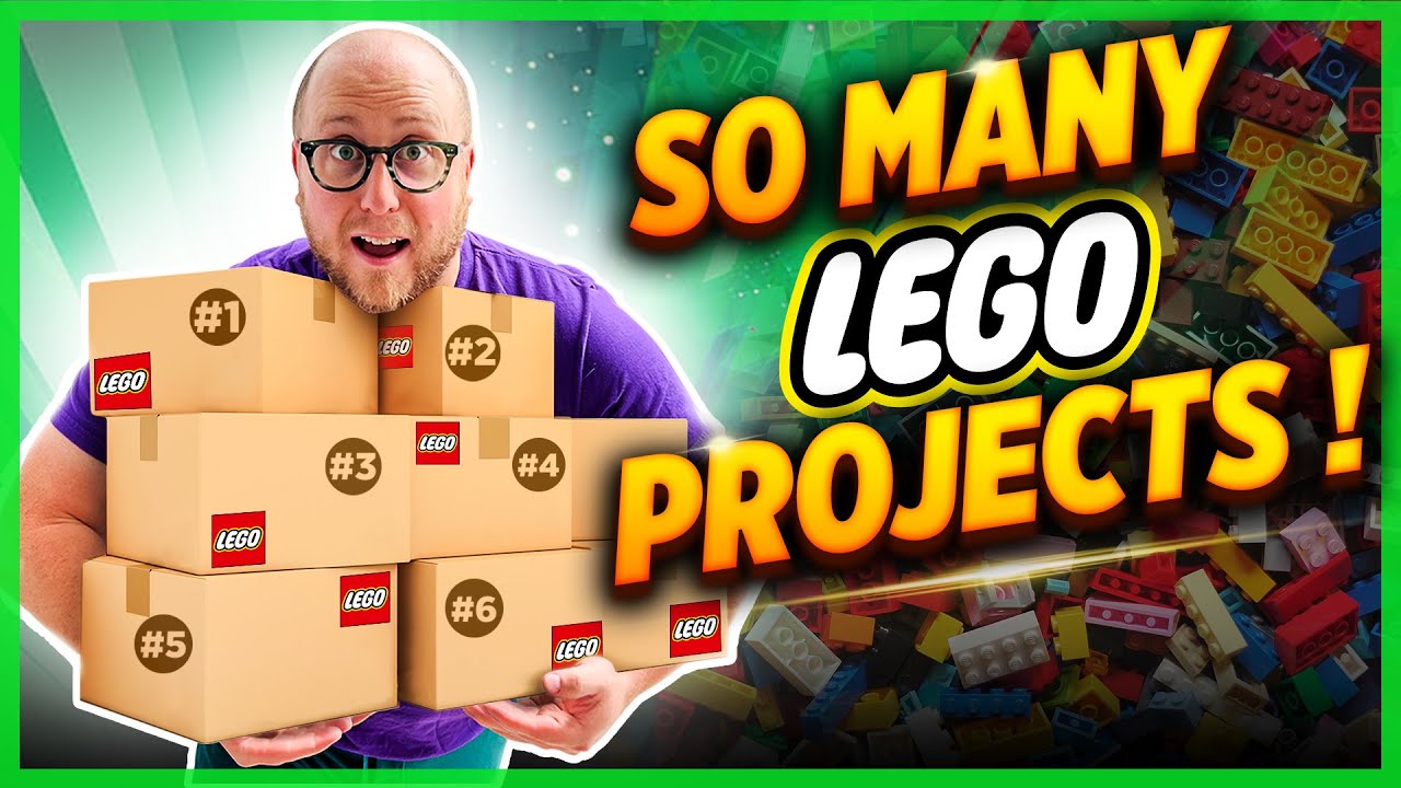 👀 So Many LEGO Projects! 👀 - YouTube