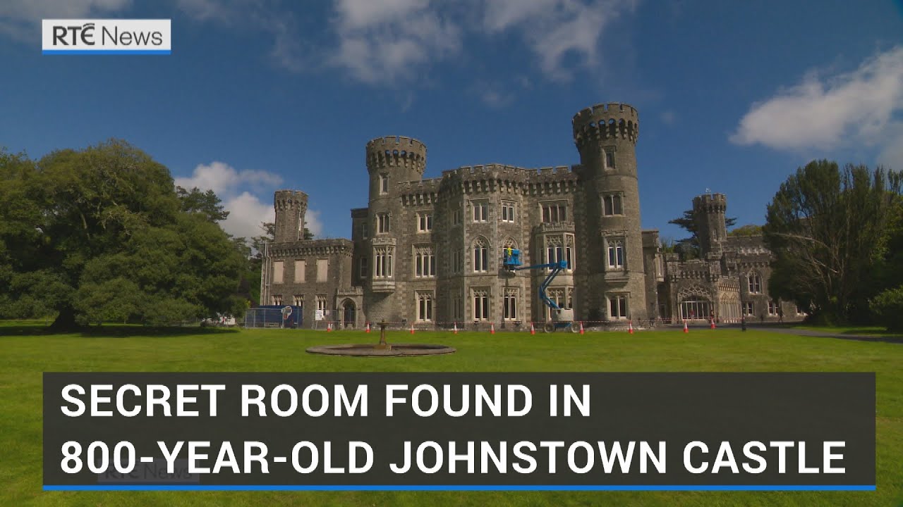 Secret room found in 800-year-old Johnstown Castle - YouTube