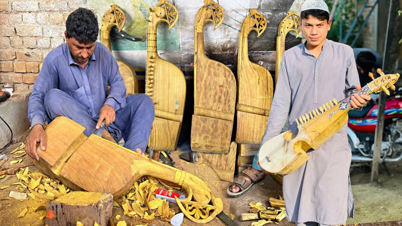 The Secret Craft of Rabab Making Revealed! Unbelievable Skill: Watch a ...