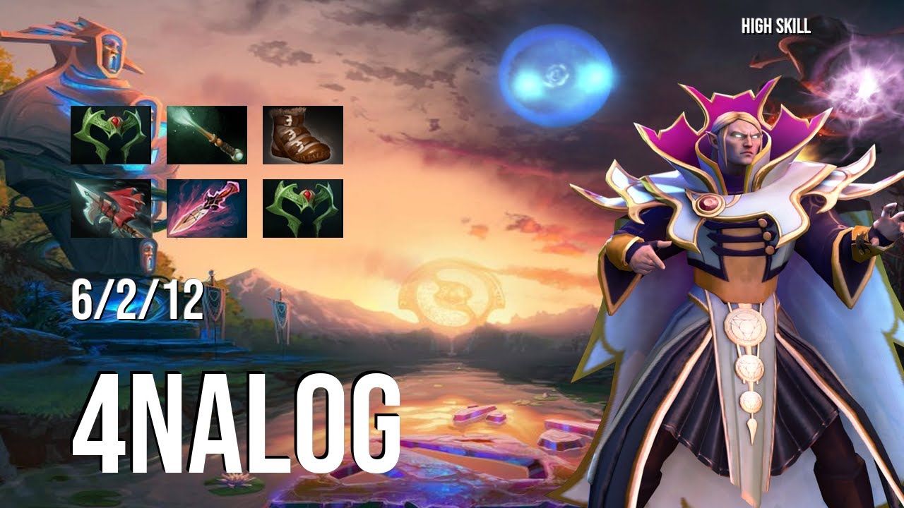 Dota 2 Pro Gameplay 4nalog Invoker 6 2 12 High Skill Dota 2 / Mid ...