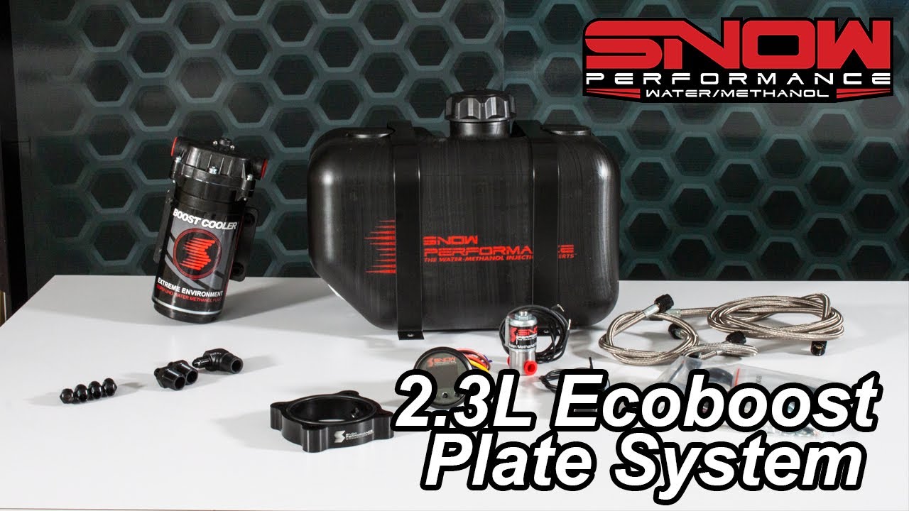 Snow Performance 2.3L Ecoboost Plate System - YouTube