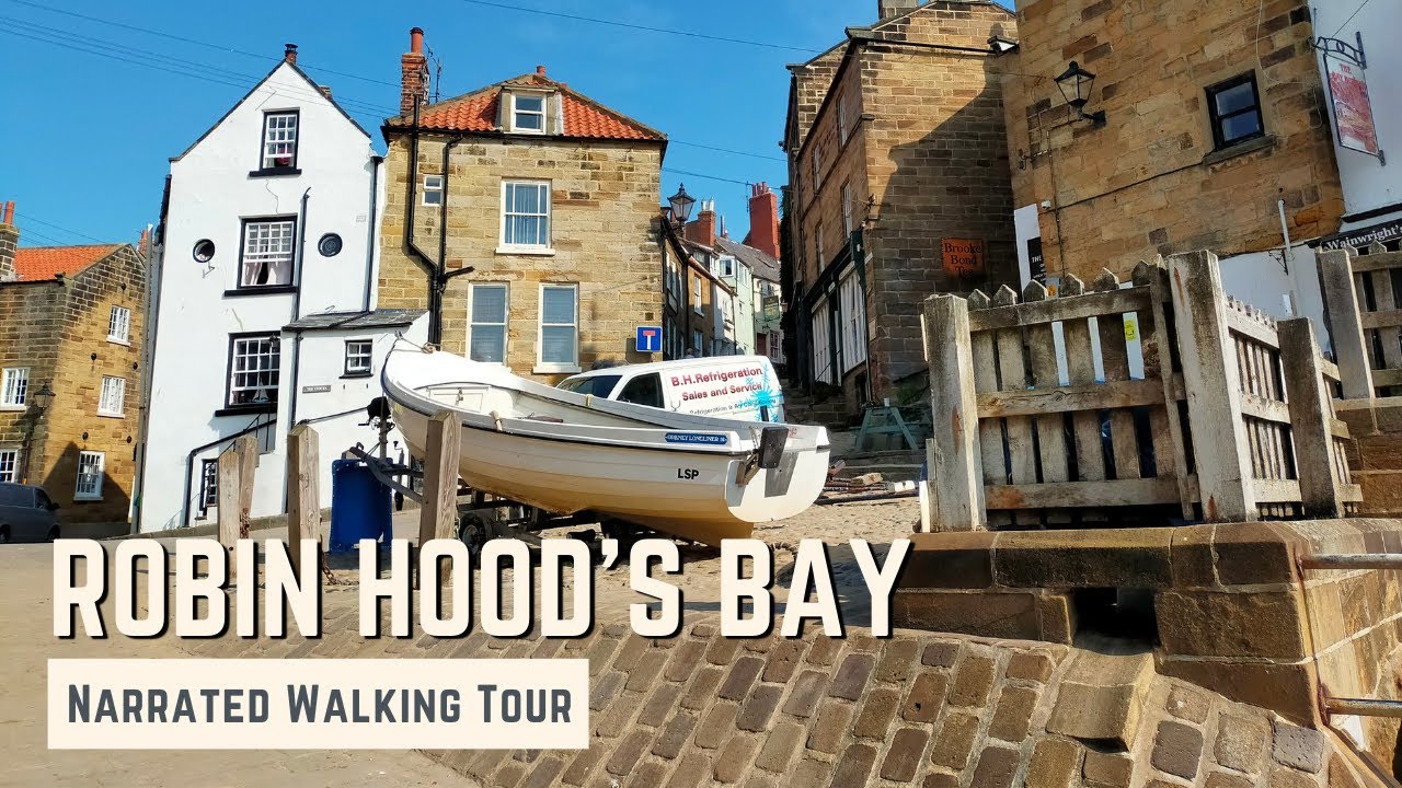 ROBIN HOOD'S BAY | 4K Narrated Walking Tour | Let's Walk 2021 - YouTube
