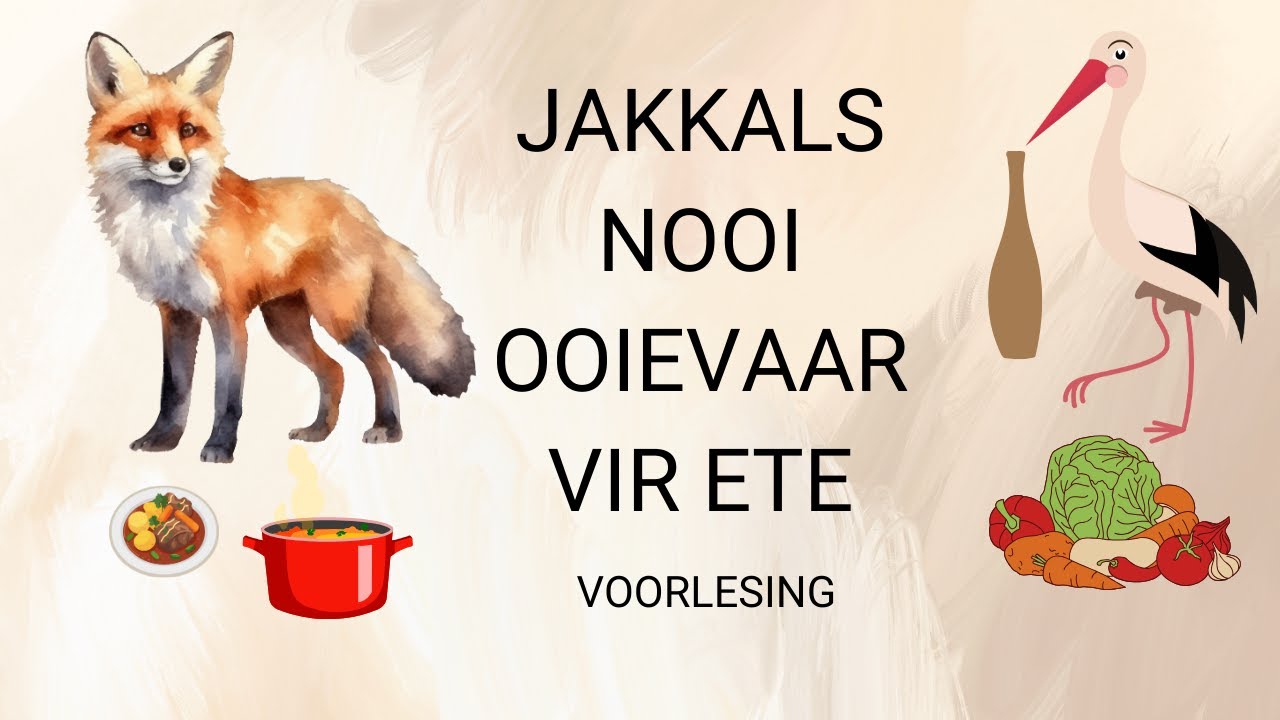 9.kv.1 Jakkals en Ooievaar.voorlesing - YouTube