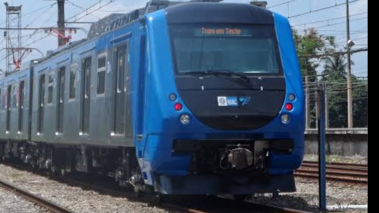 ALSTOM SERIE 5000 SAINDO DA ESTAÇÃO - YouTube