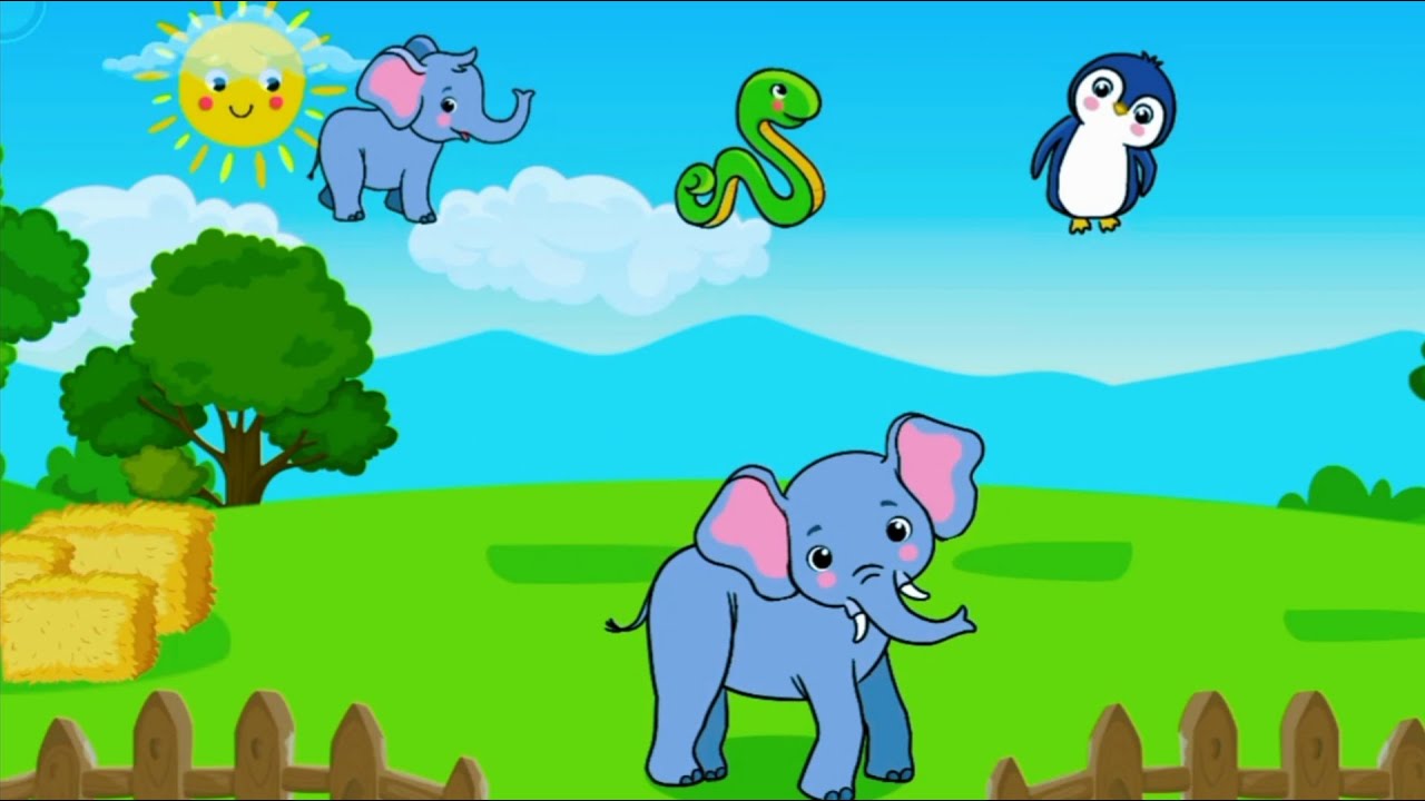 Baby animals|children entertainment|kids video|cartoon|animals - YouTube