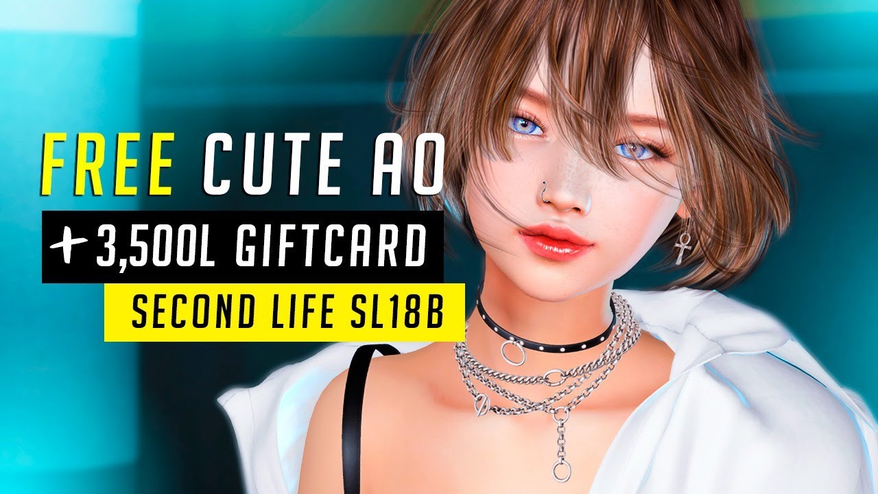 FREE CUTE AO + 3,500L Giftcard SL18B | Second Life Shopping Event FREE ...
