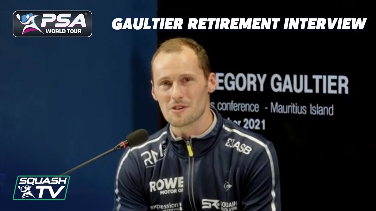 Squash: Greg Gaultier Retirement Interview - YouTube