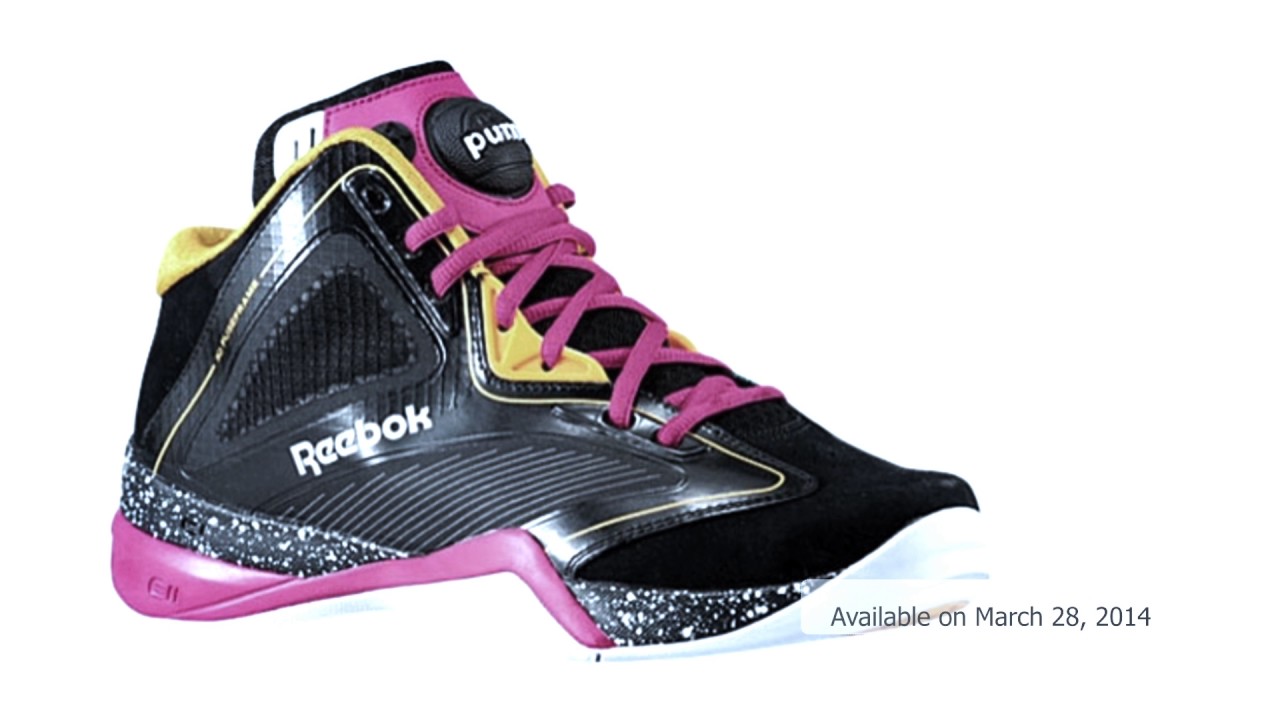 Reebok Pump Revenge Black/Gold-Pink-White - YouTube