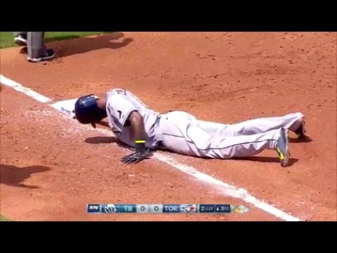 MLB Picked Off at 3rd Base - YouTube
