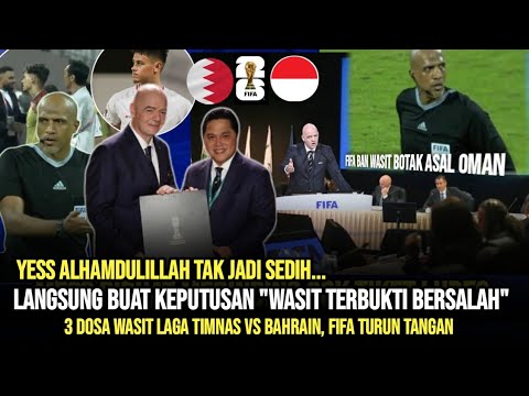 YESS RASAIN LO !! BUKTI TERKUMPUL " Fifa Berhentikan WASIT Botak Asal ...