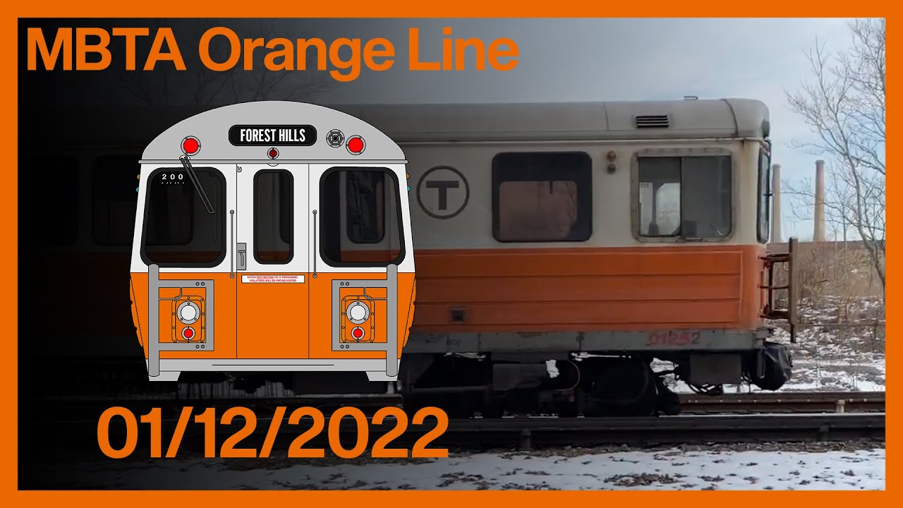 MBTA Orange Line 01200 Archive 01/12/2022 - YouTube