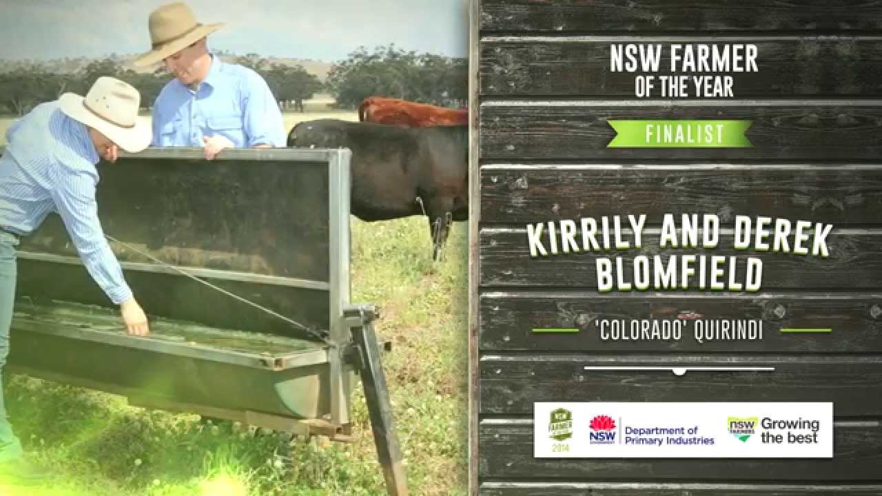 NSW Farmer of the Year 2014 finalist Kirrily & Derek Blomfield - YouTube