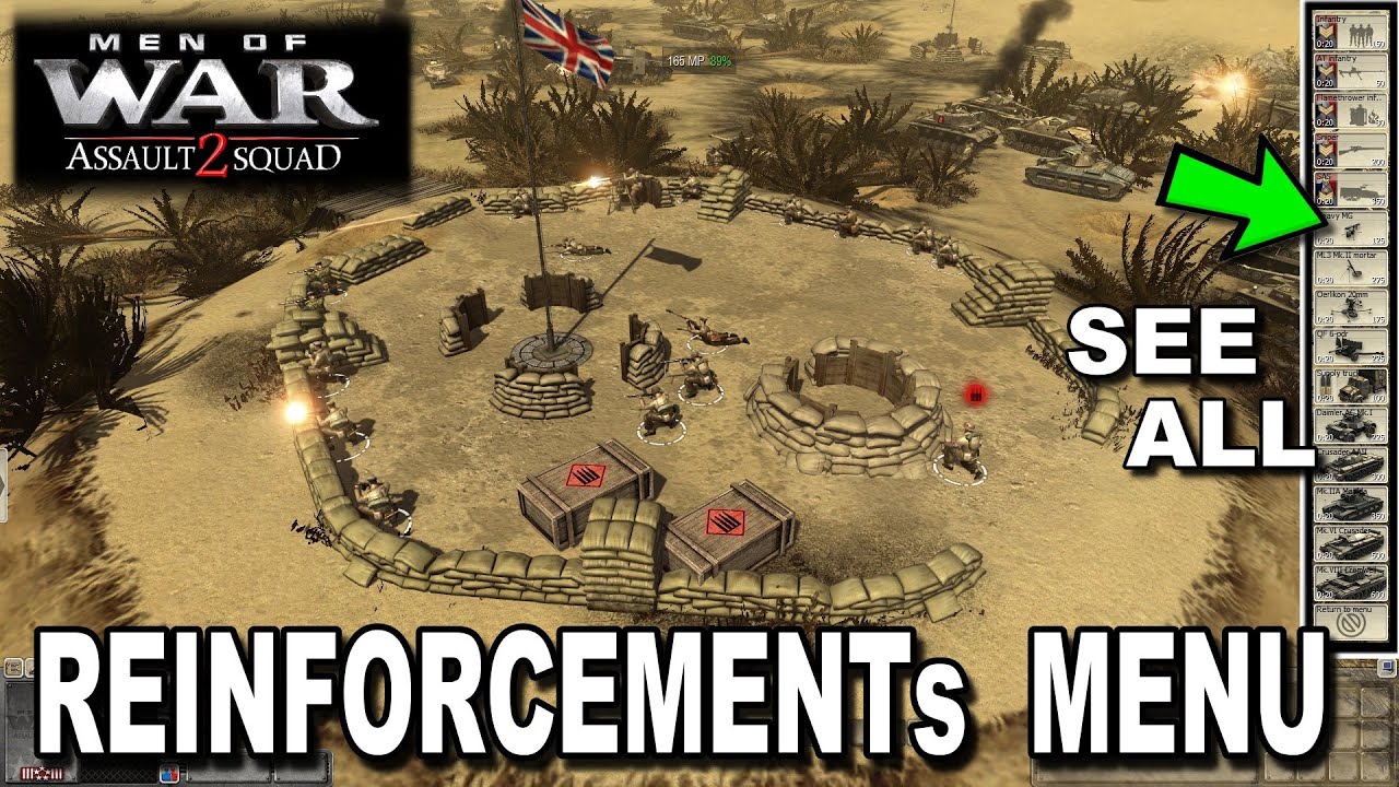 MoWAS2 Reinforcement Menus SEE ALL - YouTube