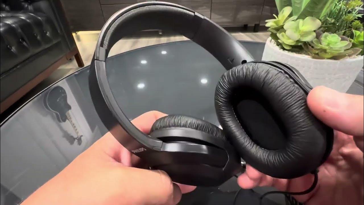 PHILIPS Over Ear Wired Stereo Headphones for Podcasts,Studio Monitoring ...