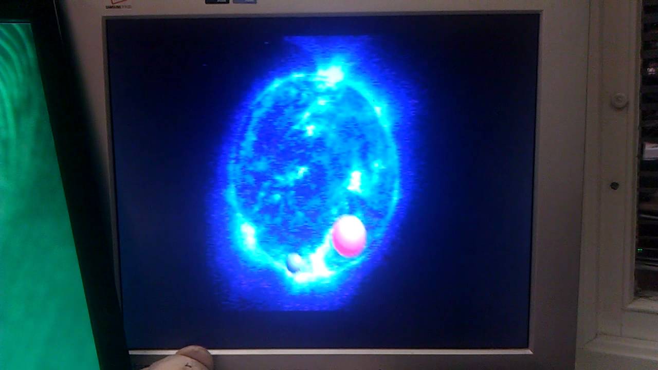 STM32F4 VGA 320x200 256 colors transparent sprites - YouTube