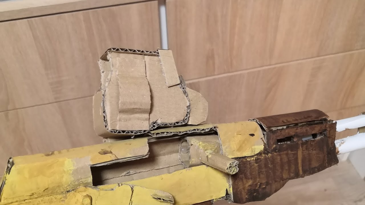 cardboard Red dot sight part 1 #cardboard #cosplay #diy #cardboardgun ...