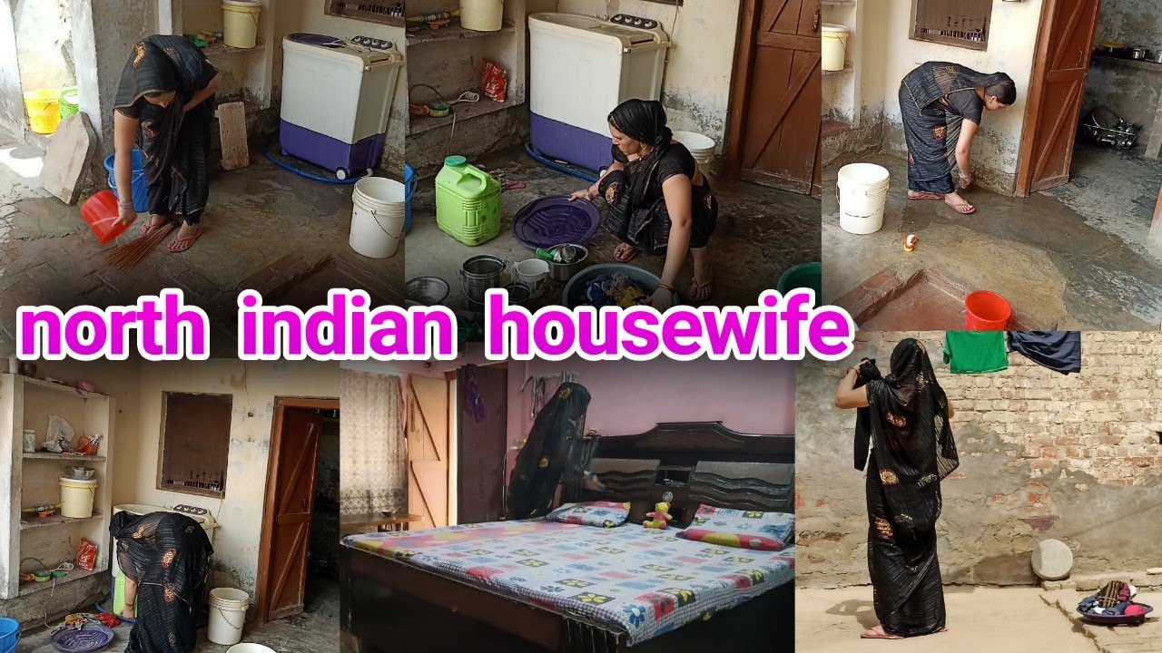Indian Housewife Morning πroutine Vlog Cleaning Vlog With Saree π