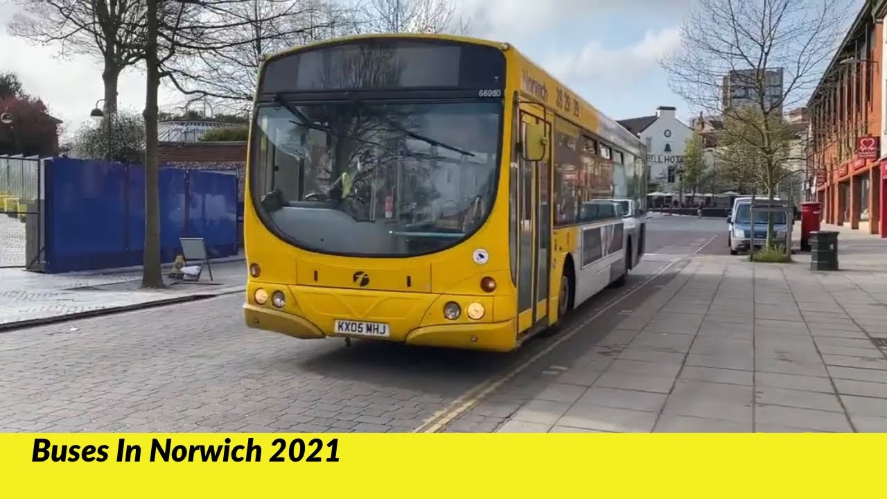 Buses In Norwich 2021 - YouTube