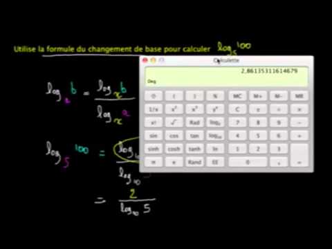 Exercice sur la formule du changement de base - YouTube