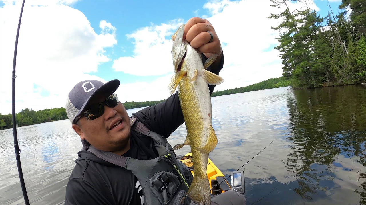 Best Fishing I Ever Had! Northern Wisconsin Kayak Fishing - YouTube