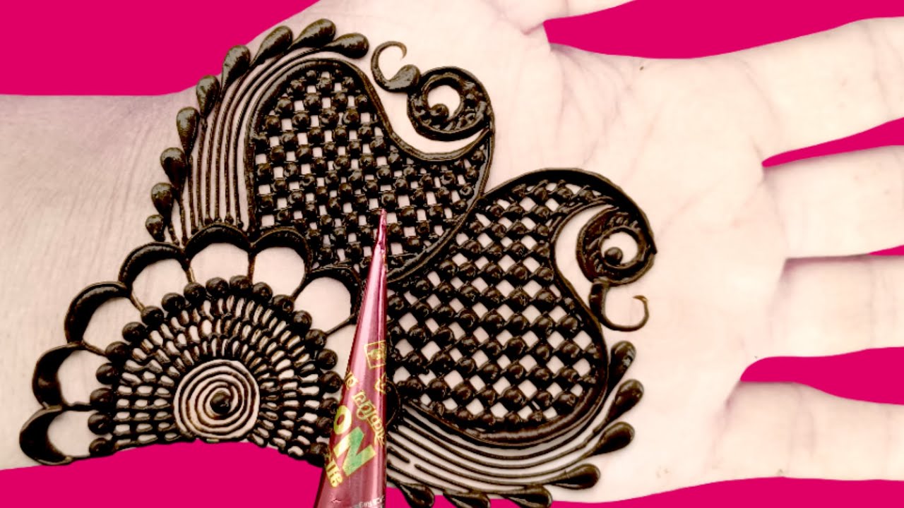 new mehndi design 2025//tikki flower mehndi//mehandi laga ke ...
