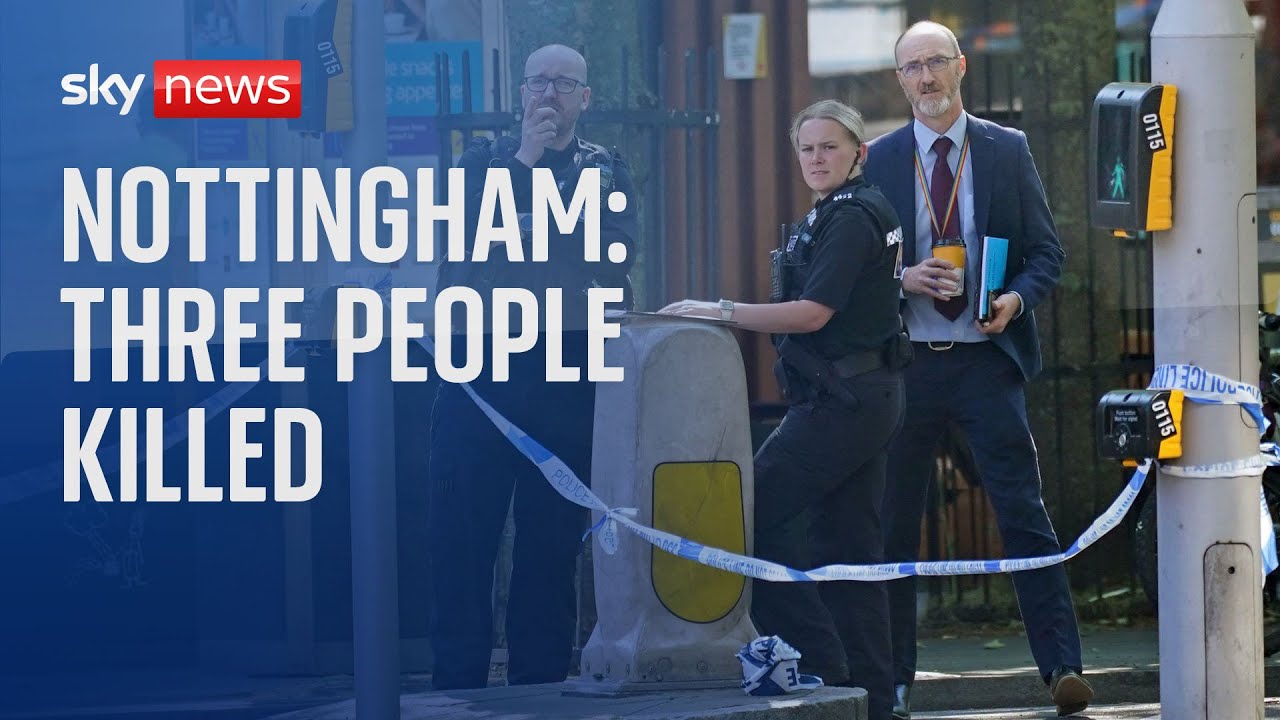 Nottingham: Three people dead after 'major incident' - YouTube