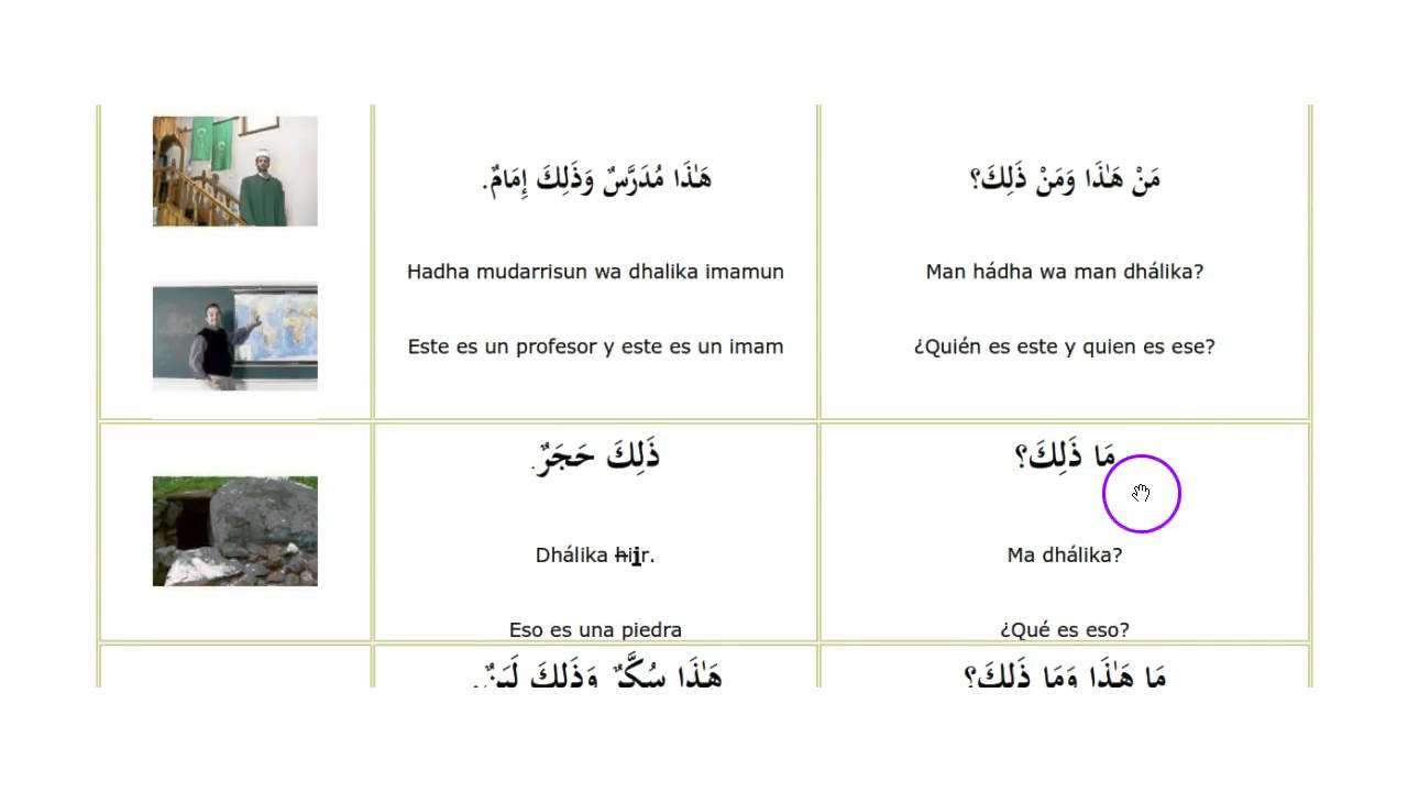 curso de gramatica arabe leccion 2 - YouTube