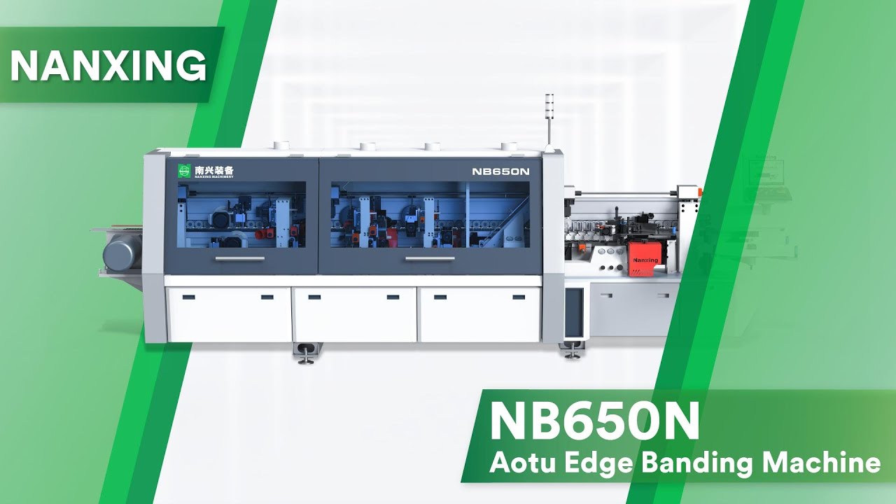 Nanxing NB650N Edge Banding Machine For Narrow Parts - YouTube