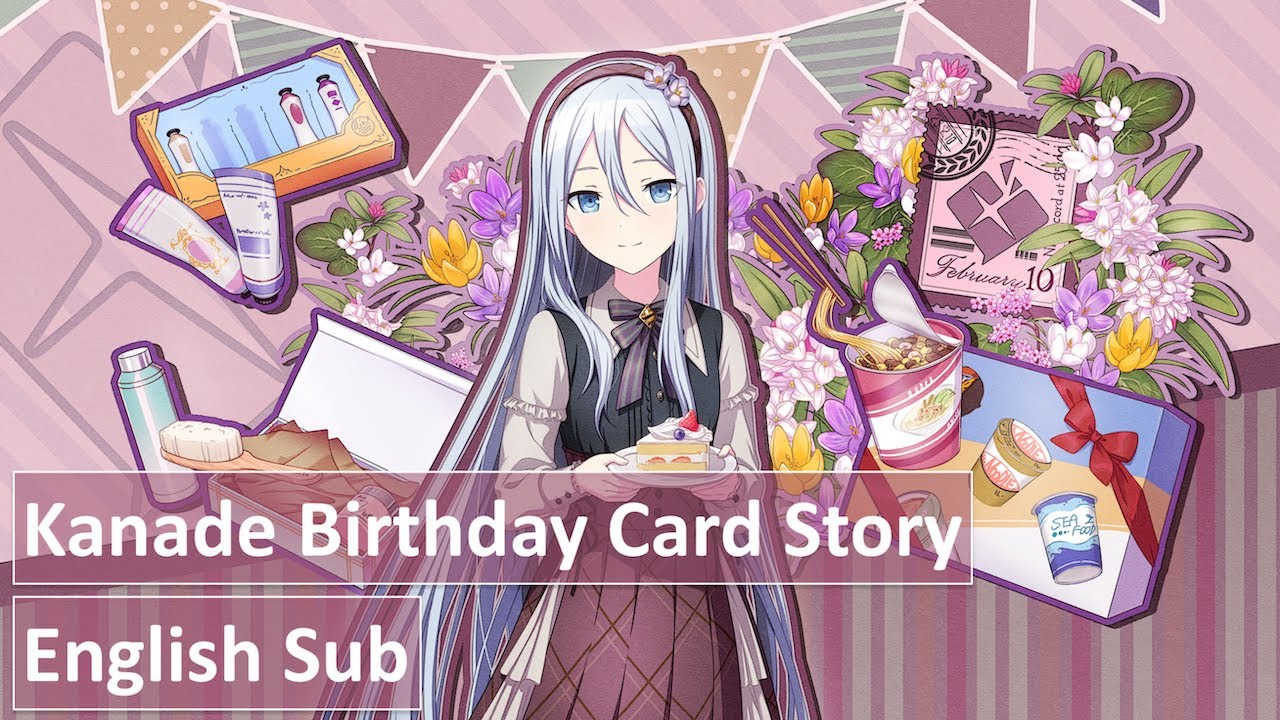 Project Sekai Kanade Yoisaki Full Birthday Card Story Happy Birthday 2023 English Sub