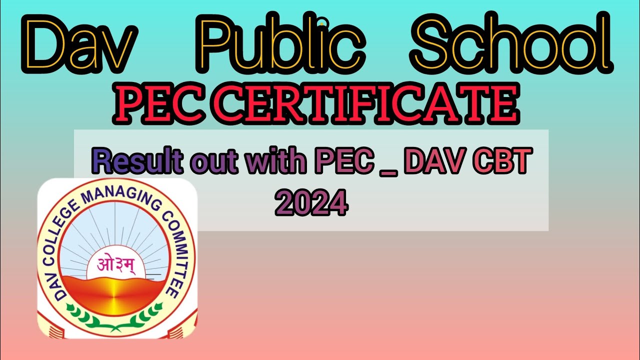 DAV CBT RESULT 🫣 PEC OUT || DOWNLOAD YOUR RESULT NOW ⬇️ 💯 - YouTube