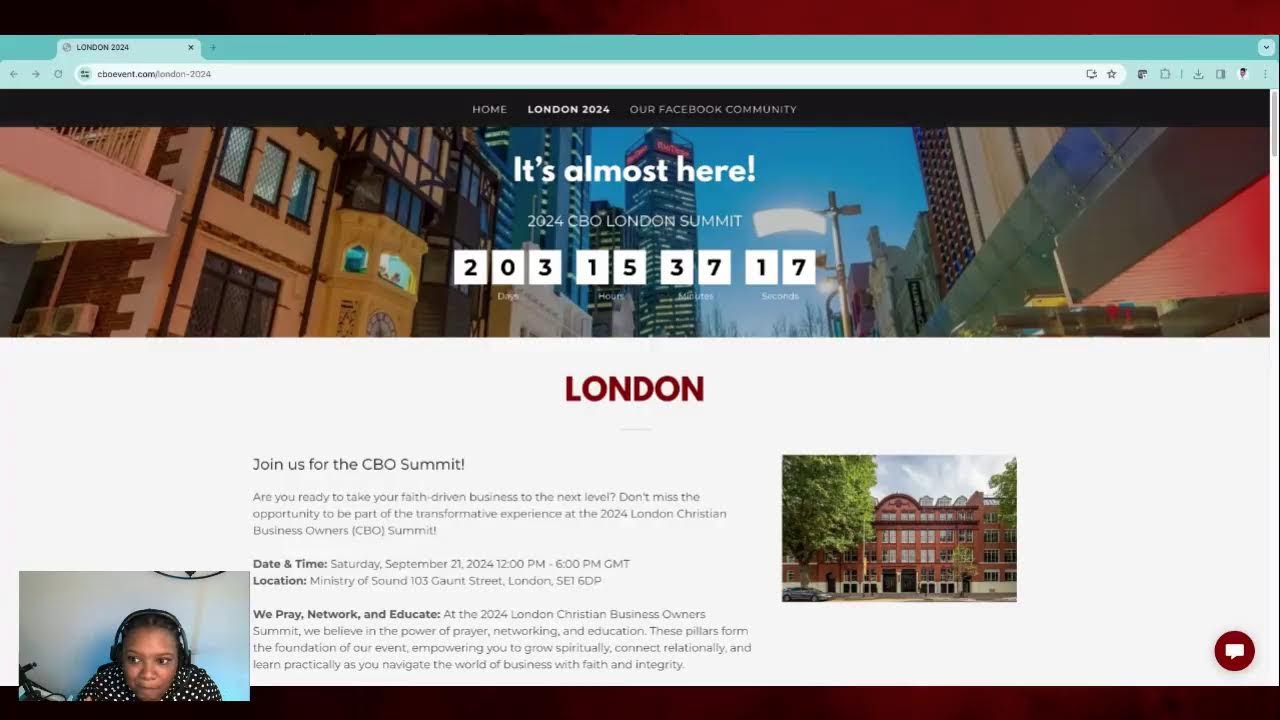 HOW TO PROMOTE YOUR BUSINESS AT THE LONDON CBO SUMMIT - YouTube