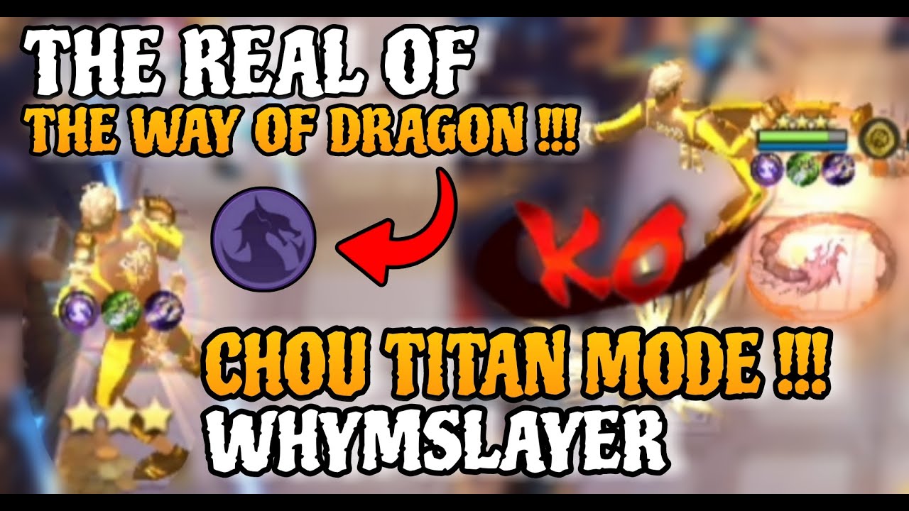 CHOU TITAN MODE WHYMSLAYER !!! - COU NI MA IN THE OF SHOW - MAGIC CHESS ...