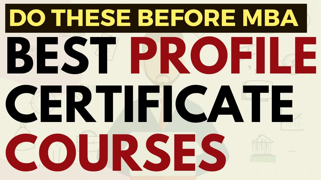 Best 1 month certificate courses before your MBA starts | Finance, Marketing, HR, General ...