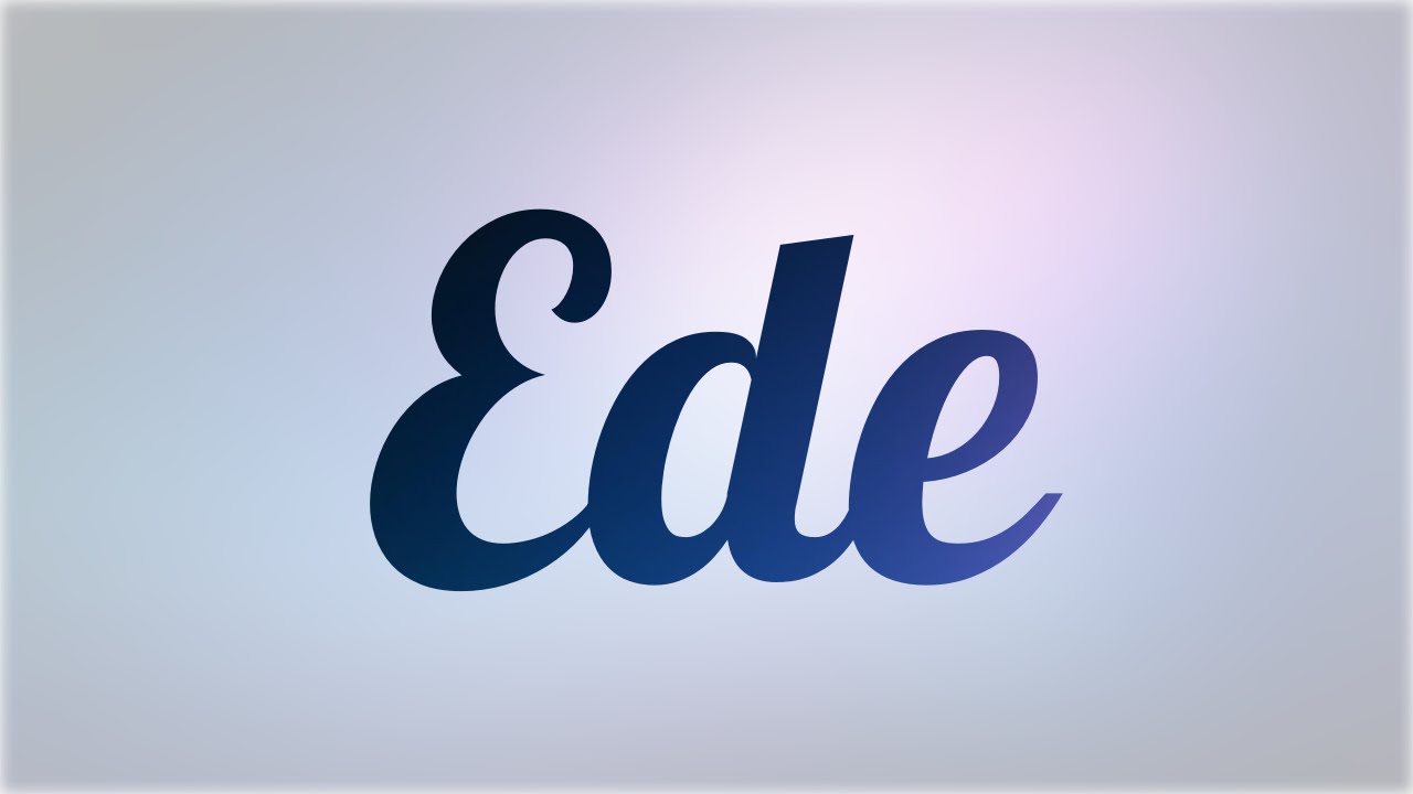 Significado de Ede, nombre Inglés para tu bebe niño o niña (origen y ...