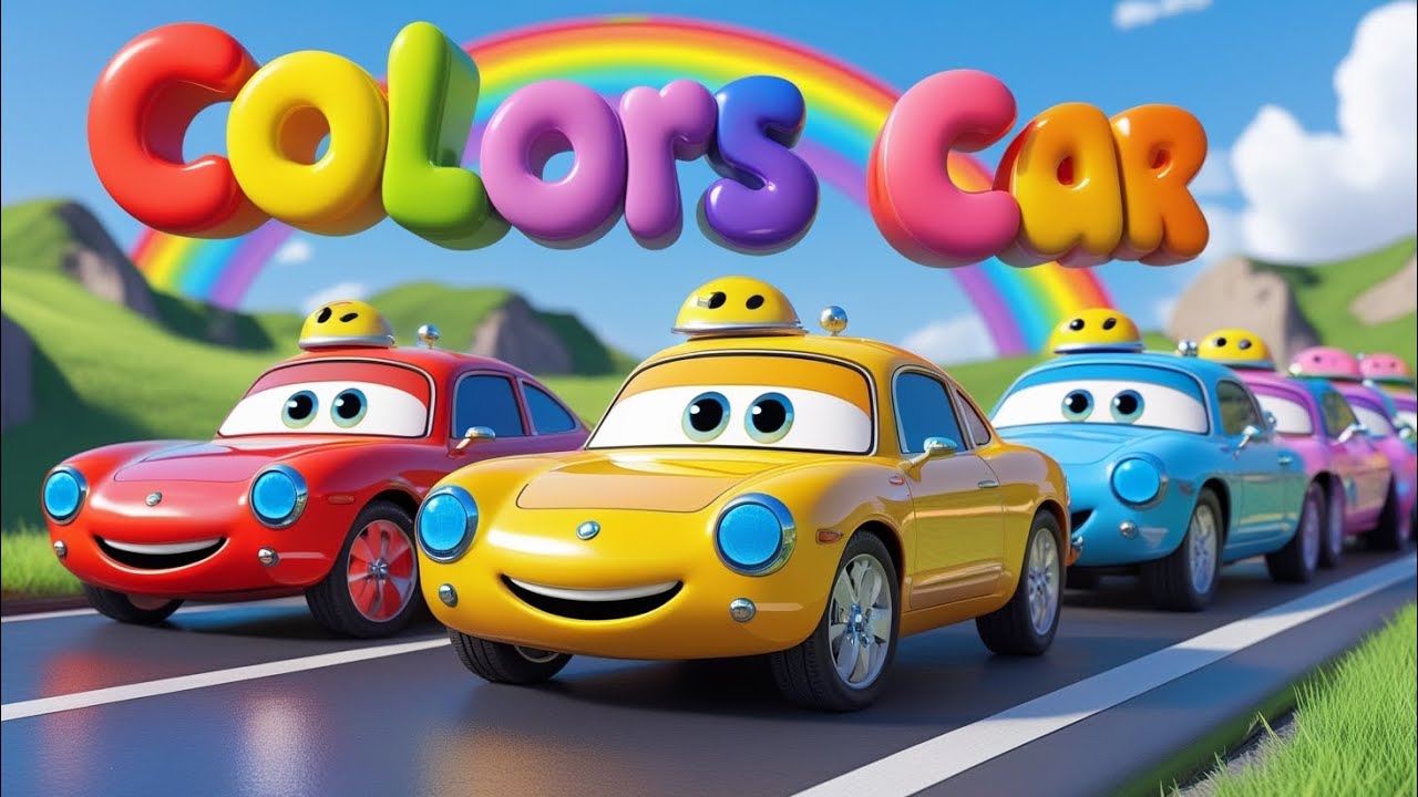 Colors song | learn colors toddler for kids | color cars English rhyme ...
